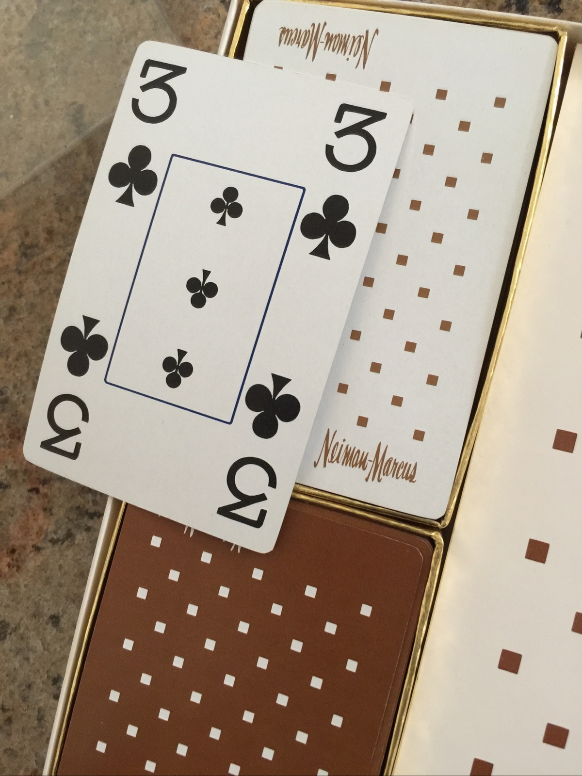 Vintage Neiman Marcus Bridge Set of 2 Decks of Playing Cards + Contract ...
