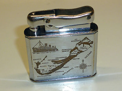 Colibri " Monopol " Automatic Pocket Lighter -zone Atlantic Ocean ...