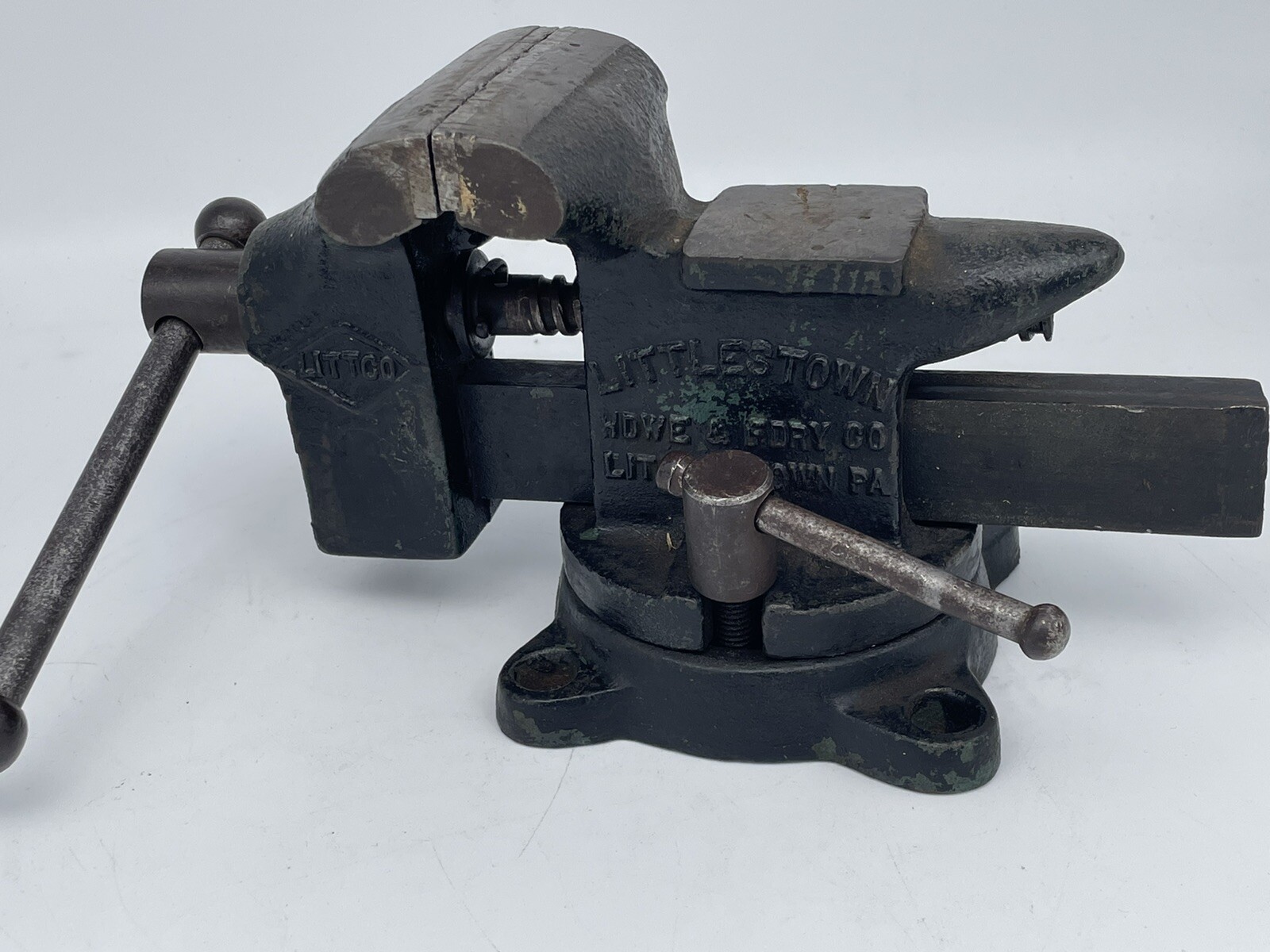 Littlestown LITTCO Hdwe & Fdry 112 Swivel Utility Vise w/ Anvil USA ...