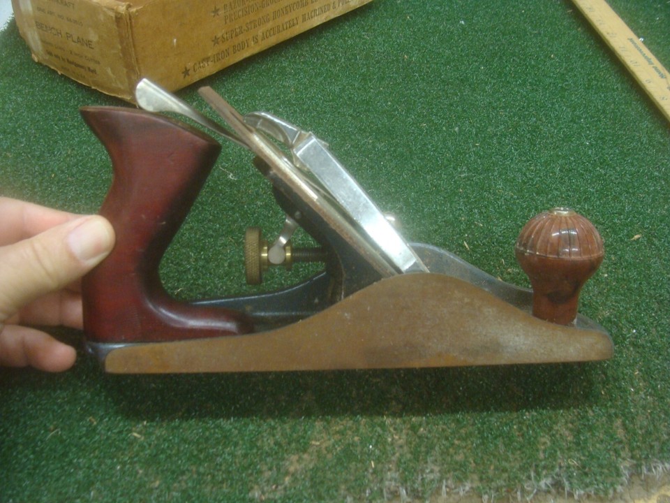 Powr Kraft Montgomery Ward Carpenters Smooth Plane 84 3510 with 2" Blade & box | eBay