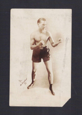 SUPER RARE 1917 JEWISH BOXING CHAMPION BENNY LEONARD UNUSED photo ...
