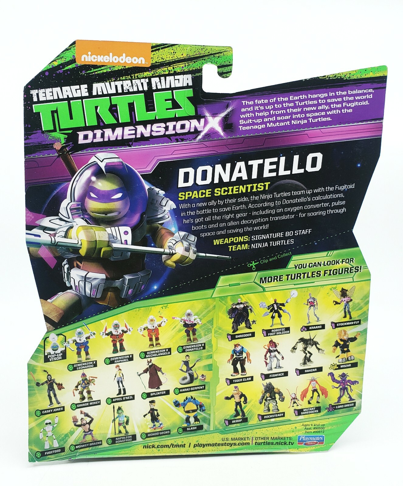 2015 Teenage Mutant Ninja Turtles Donatello Space Scientist Dimension X ...