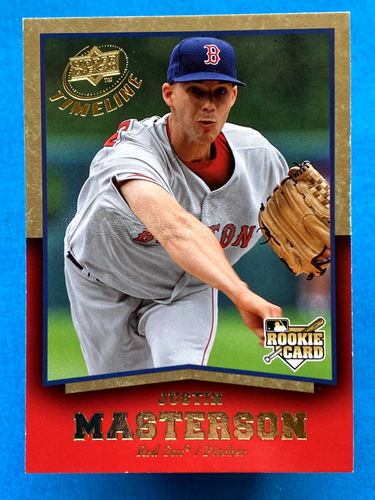 2008 Upper Deck Timeline Gold Justin Masterson #67 | eBay