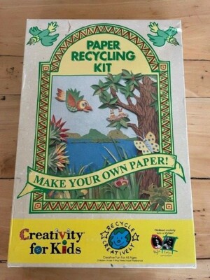 Vtg Paper Recycling Kit Make Your Own Paper Creativity for Kids ...