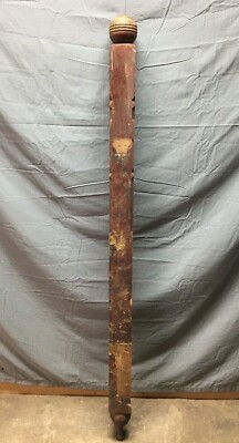 Antique Decorative Drop Finial Corner Newel Post 4x64 Old VTG Staircase ...