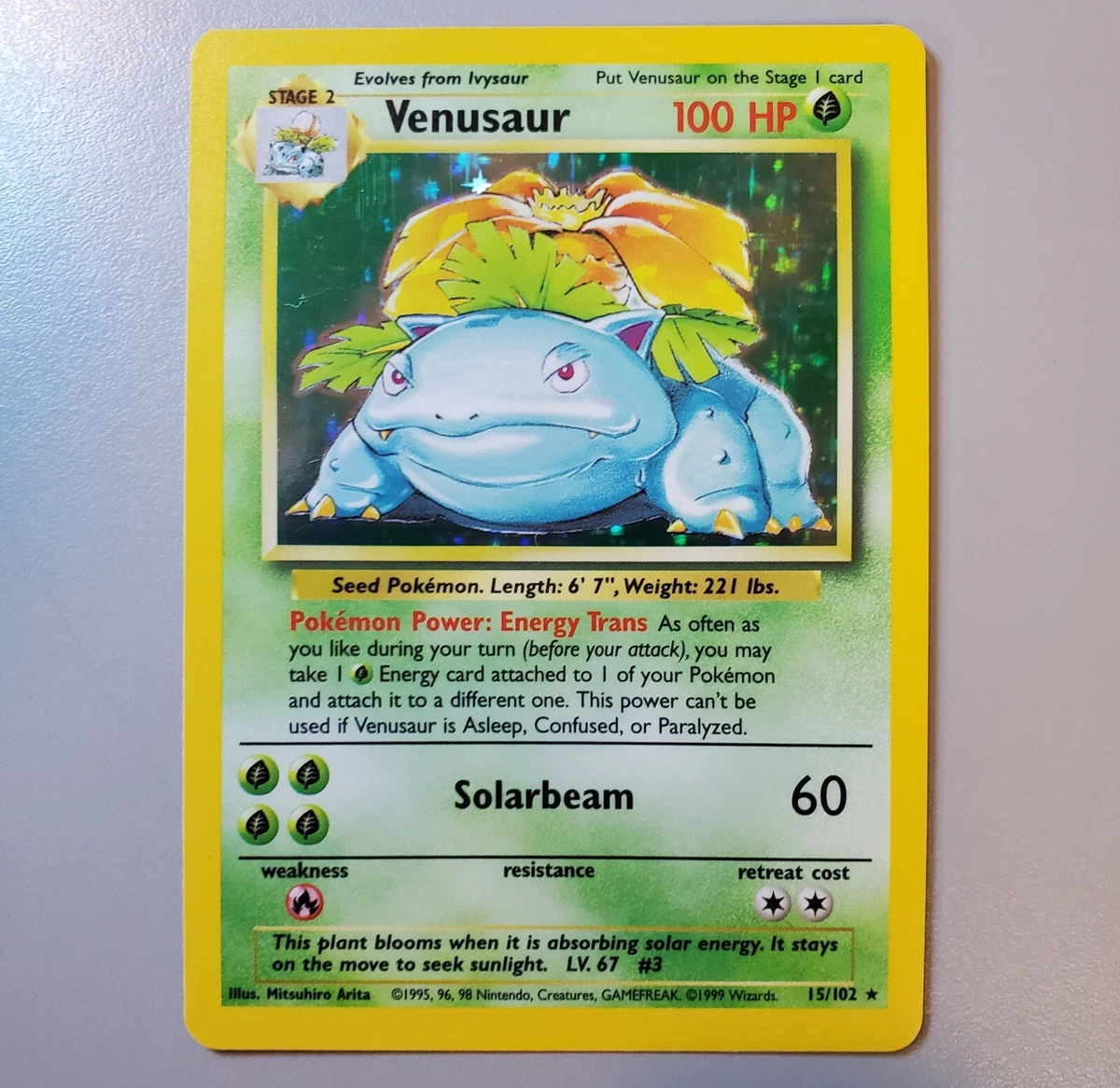 Bulbasaur Solarbeam