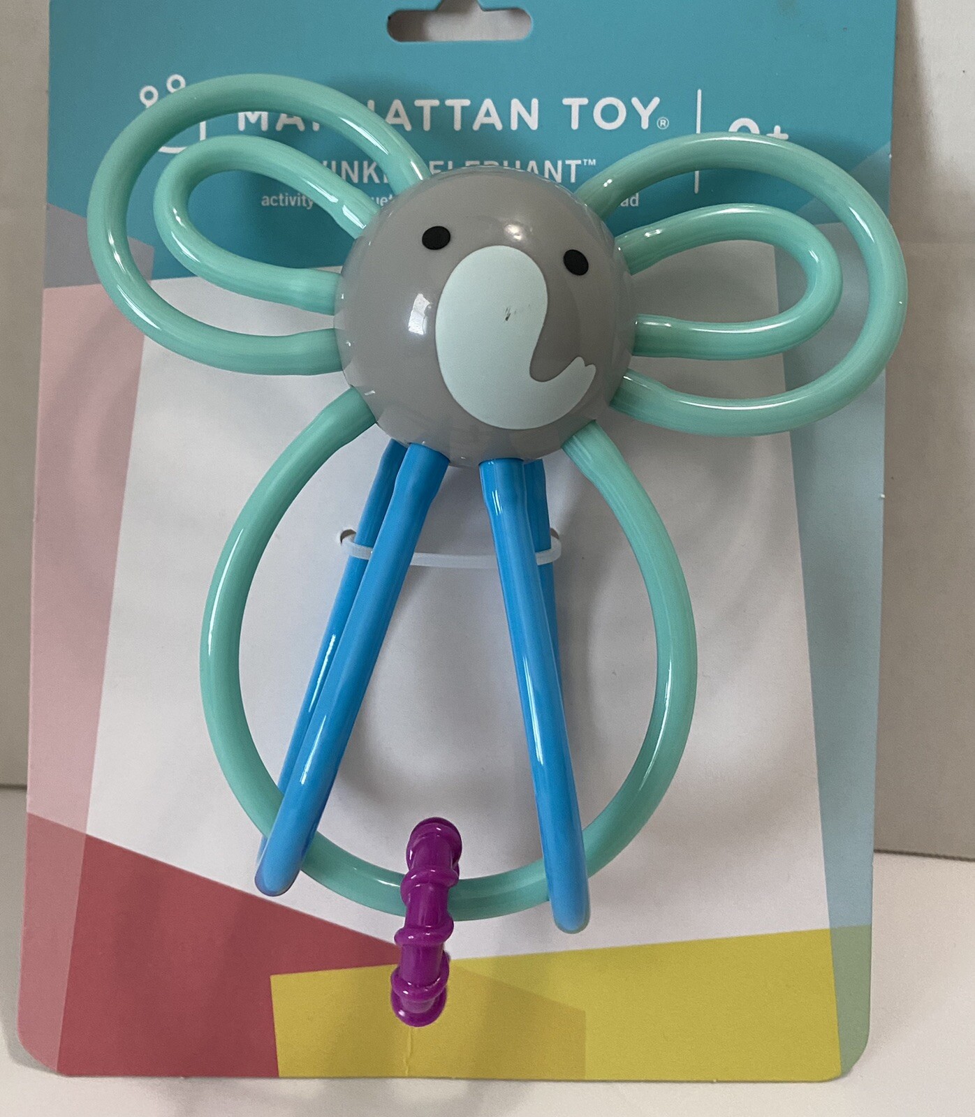 Manhattan Toy Winkle Elephant Activity Teether Rattle Toy New | eBay