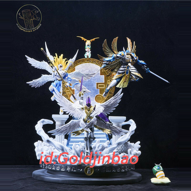 Digimon Adventure Evolution Set Holy Angemon Resin Model In Stock ...