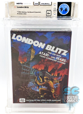 ATARI 2600 - LONDON BLITZ - FACTORY SEALED - WATA 9.6 A+ - AVALON HILL ...