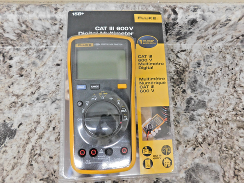 Fluke 15B+ CAT III 600V Digital Multimeter (1000V/10A) | eBay