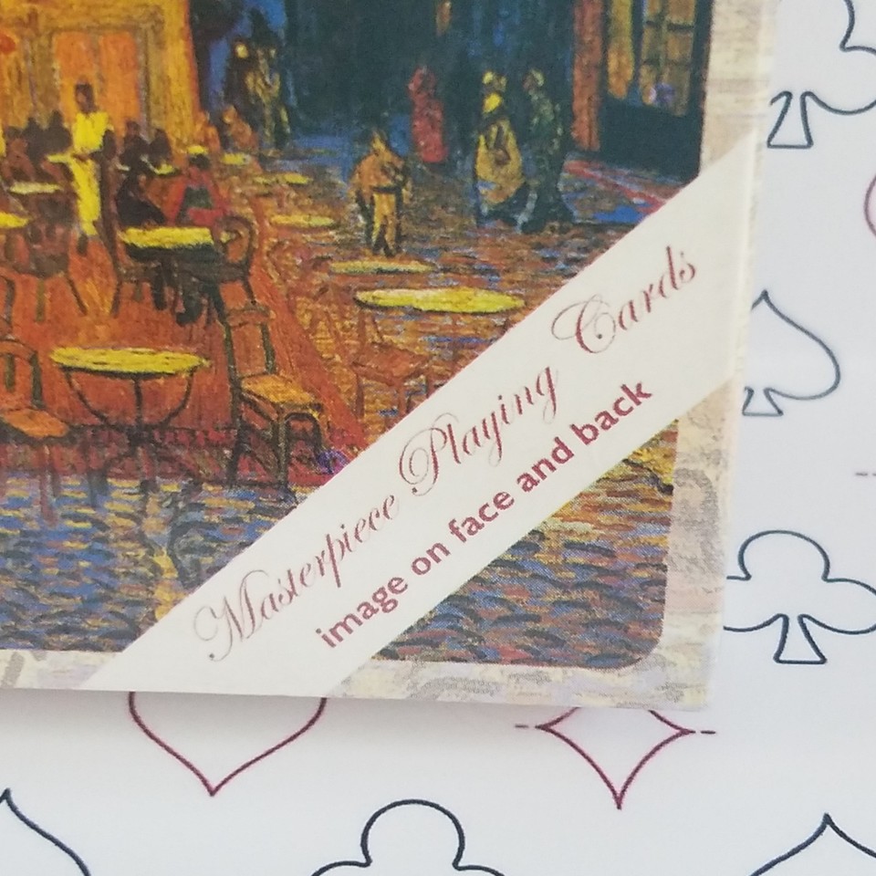 Sealed Single Deck Playing Cards Masterpiece Artist The Cafe Terrace ...