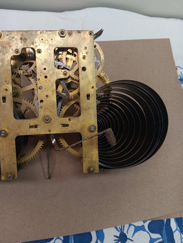 Vintage Antique E. Ingraham Clock Movement 6 - 25 Parts Repair | eBay
