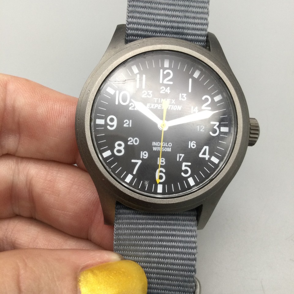 Timex Expedition Scout Watch Mens 40mm Indiglo Model T49961 New Battery ...