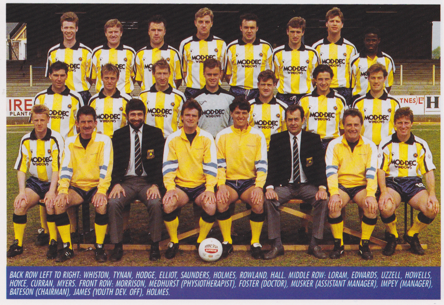 TORQUAY UNITED FOOTBALL TEAM PHOTO>1990-91 SEASON | eBay