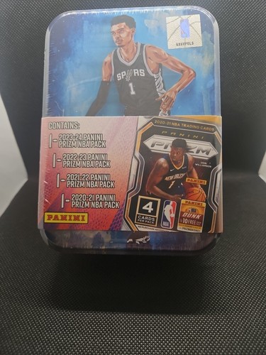 2023 Victor Wembanyama Panini Basketball Tin Container- Contains 4 ...