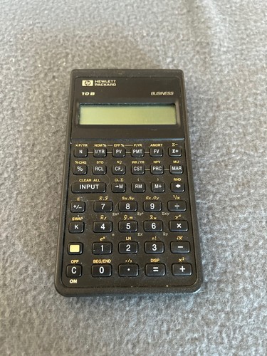 Hewlett Packard HP 10B Business Financial Calculator Works! Office ...