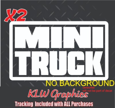 Mini Decal Sticker Air Ride Bagged Taco Truck s10 C10 Hard Body 4 link ...