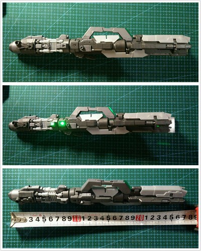 for MG 1/100 or 1/6 Figure MK Sniper+Rifle*2+Beam Launcher+LED Weapon ...