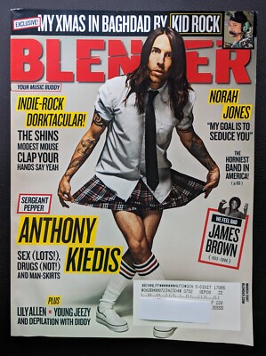 BLENDER magazine Anthony Kiedis, Norah Jones, Kid Rock The Shins March ...