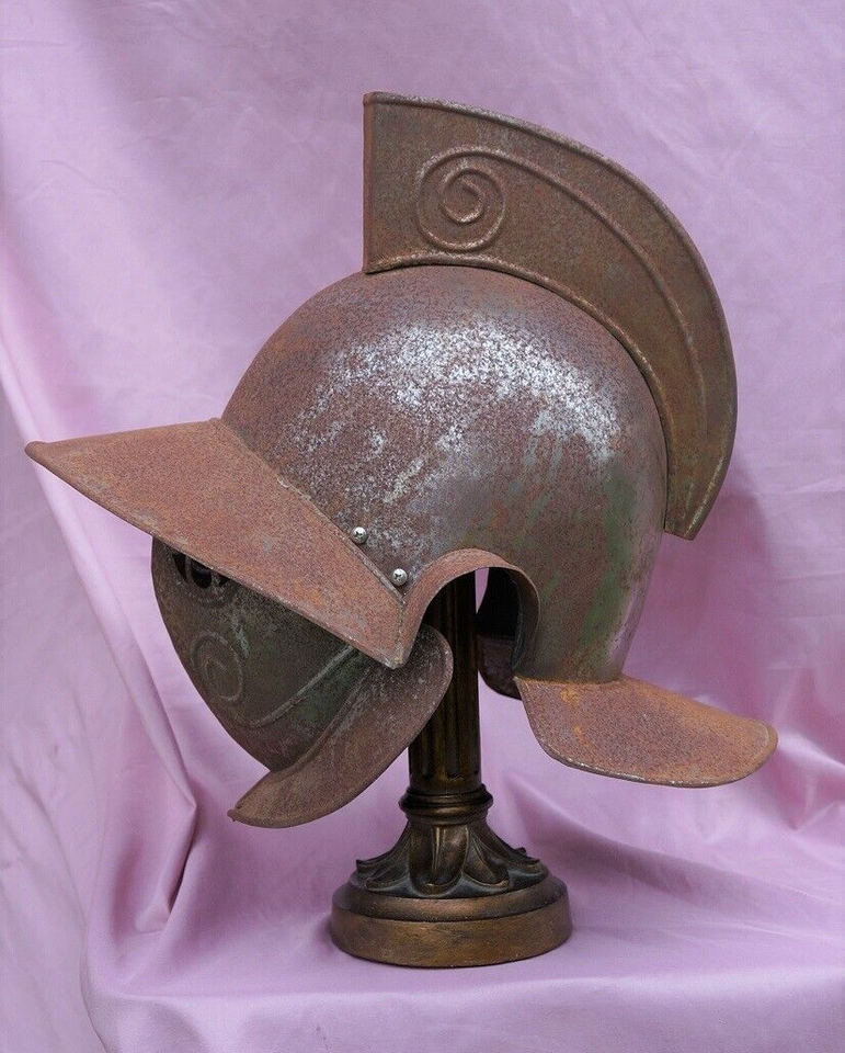 Roman GLADIATOR II Movie 1 of kind Iron Prototype Helmet armor movie ...