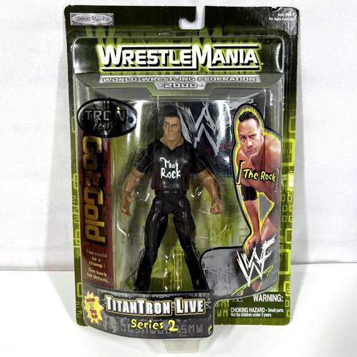WWF WWE WrestleMania The Rock Titan Tron Live Series 2 Figure JAKKS ...