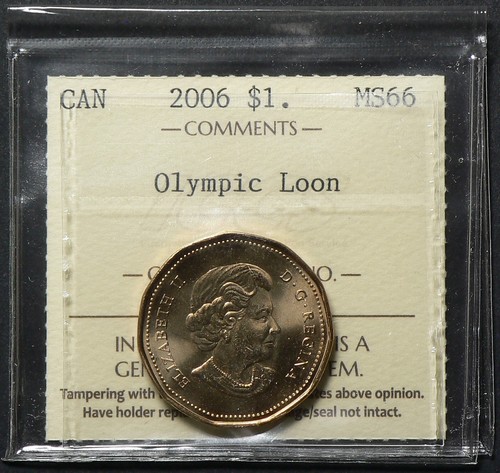 2006 Canada $1 Dollar ICCS MS66 Olympic Loon KM630 #22617 | eBay