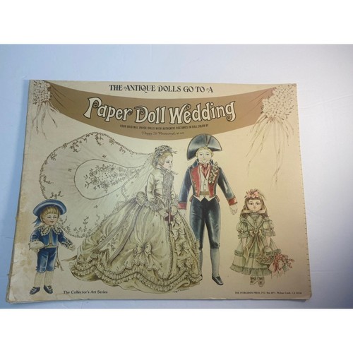 The Antique Dolls Go To A Paper Doll Wedding Book | eBay
