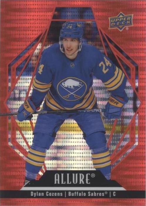 2022-23 Upper Deck Allure - Dylan Cozens #62 Red Rainbow for sale ...