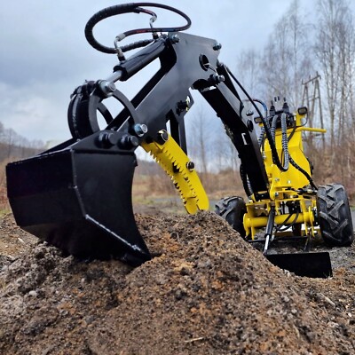 Minibagger Bagger Hoflader Radbagger Microbagger 2 Rad- Bagger von ...