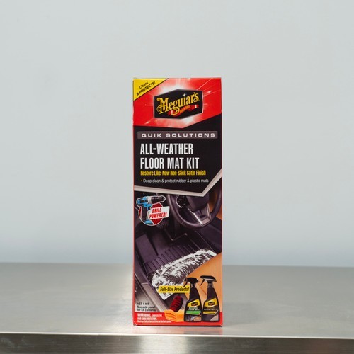 Meguiars Quick Solutions All Weather Rubber Mat Care Kit | eBay