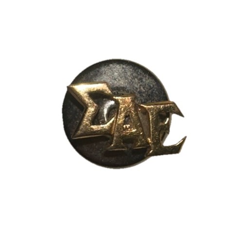 Sigma Alpha Epsilon Lapel Pin Social Fraternity Gold Color Greek ...