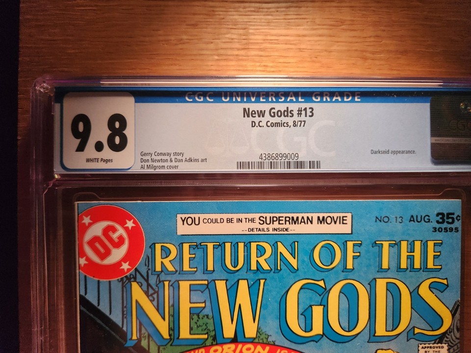 NEW GODS #13 CGC 9.8 BRONZE AGE DC Highest Census Grade 1 of 13 Copies ...