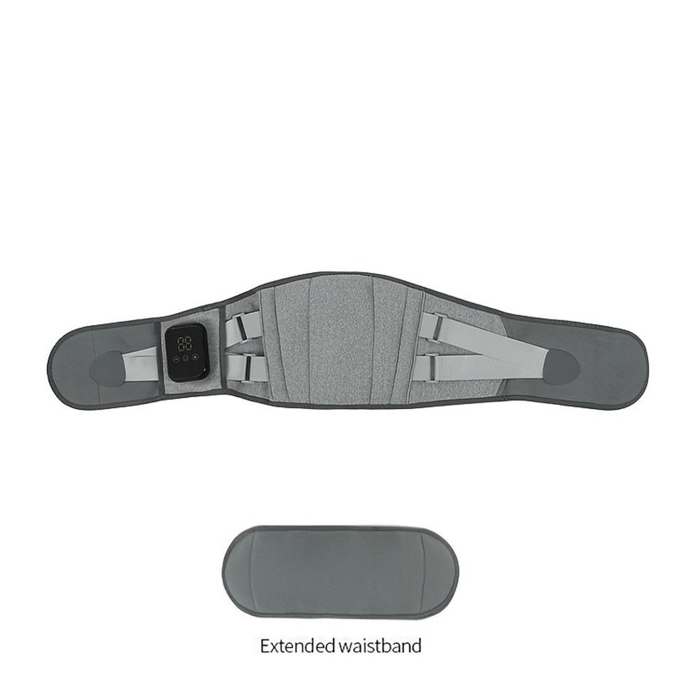Heated Back Brace for Lower Back Pain Relief, Vibration Lumbar Support ...