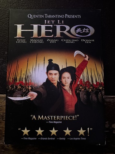 DVD - Jet Li: Hero (2002, Widescreen) w/ RARE Chapter Insert ...