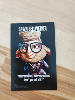 DAWN BELLWETHER {Zootopia} - Disney Villain Monopoly playing card | eBay