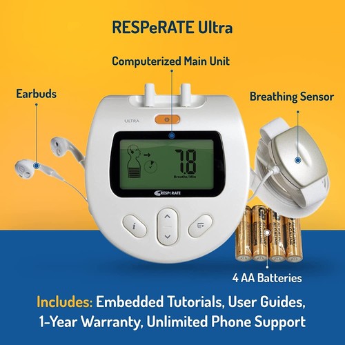 RESPeRATE Ultra Single/RR152 Blood Pressure Lowering Device for sale ...