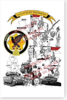 US Army 1st Cavalry Regiment 2013 Poster | eBay