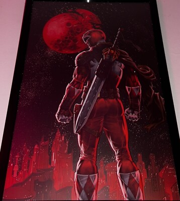 Mighty Morphin Power Rangers Red Ranger (11x17) Art Print Escorza ...