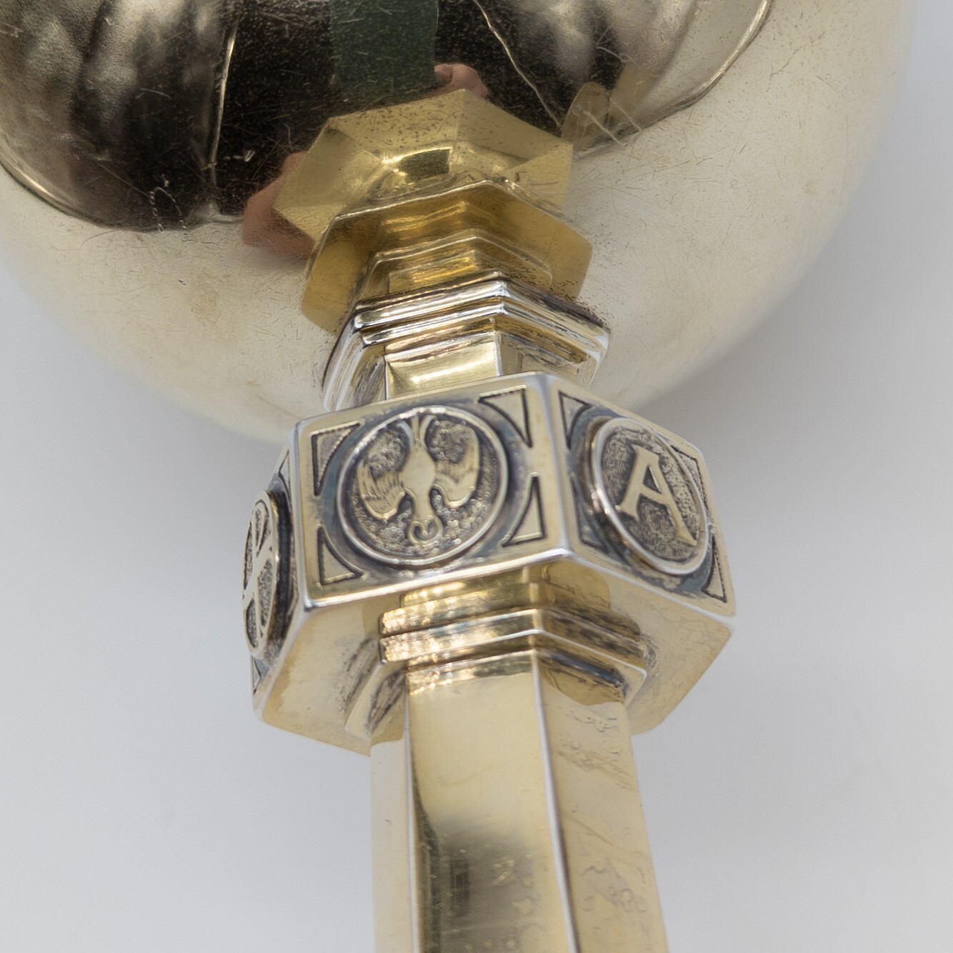 Vtg 1940s Piana Sterling Silver Chalice & Paten Catholic Sacrament Cup ...