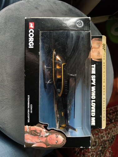 Corgi "the Spy Who Loved Me"... Stromberg Helicopter... 2001 Corgi Toys ...