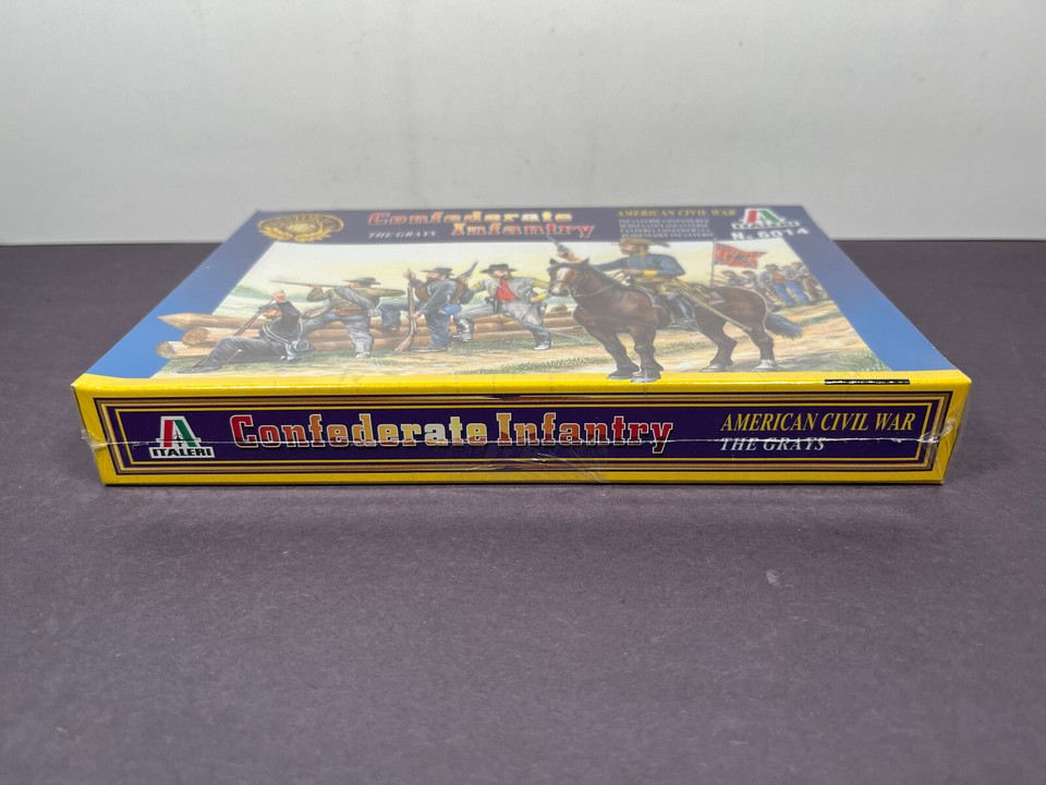 Italeri Historics CONFEDERATE INFANTRY Civil War 6014 1:72 Figure Model ...
