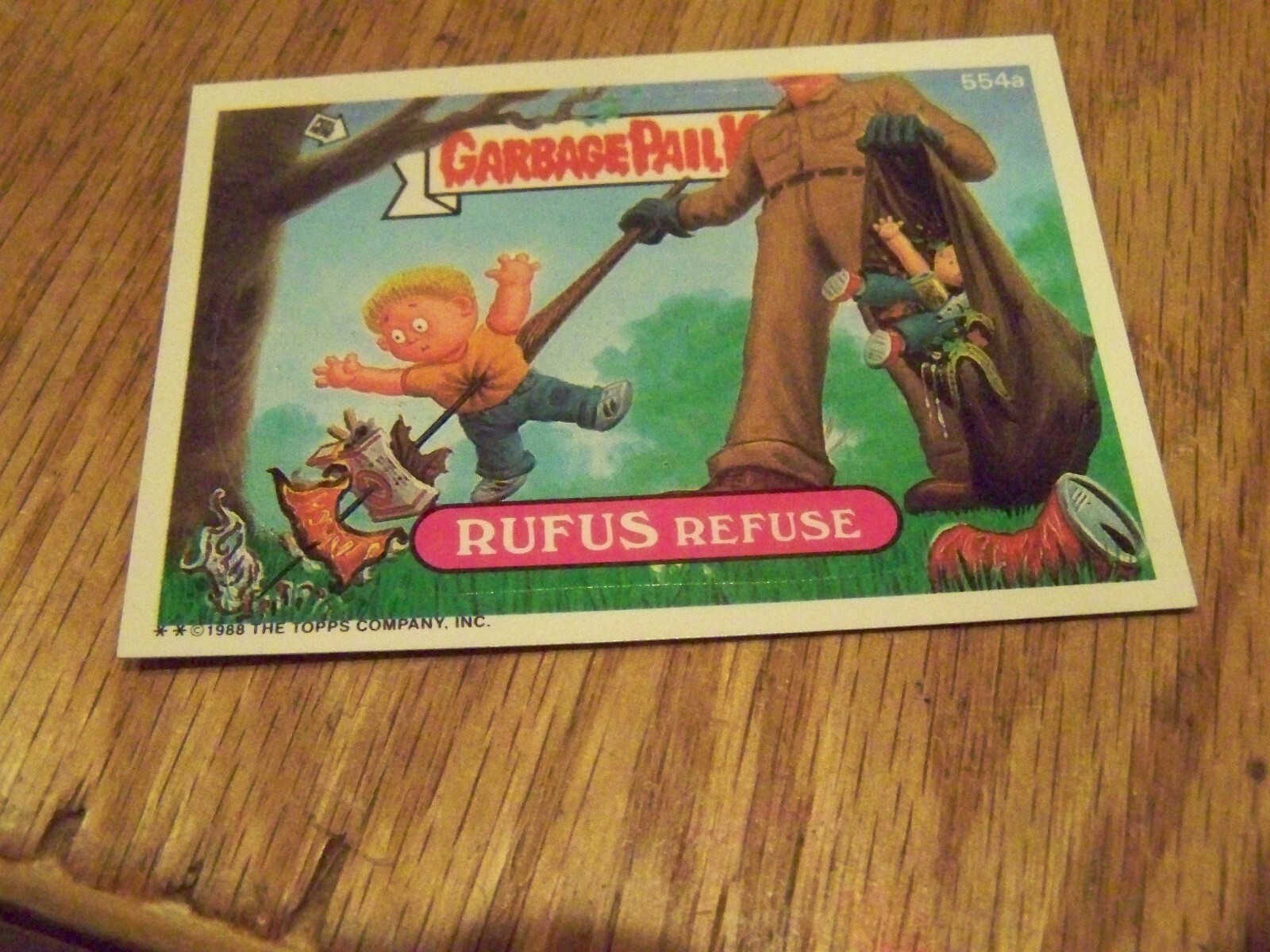 1988 TOPPS GARBAGE PAIL KIDS RUFUS REFUSE TRADING CARD | eBay