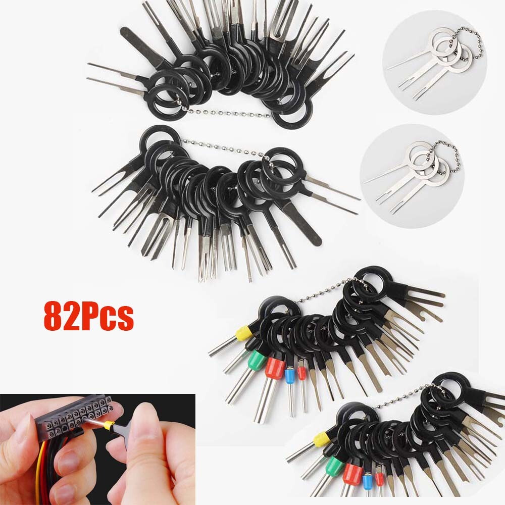 82Pcs Terminal Removal Tool Kit Depinning Pin Release Ejector Wire ...