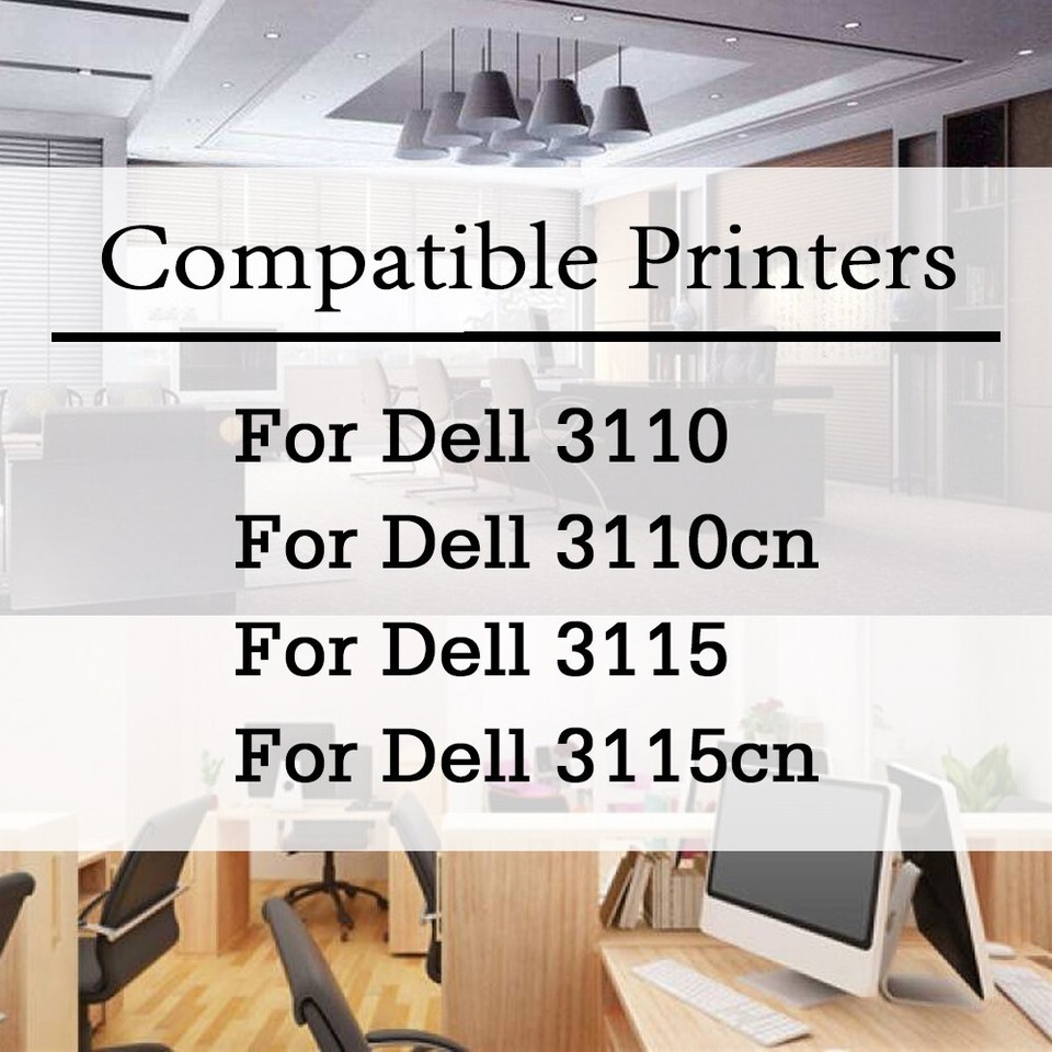 2-Pack 3115 3115CN Toner Cartridge Cyan for 3110 3110CN 310-8094 ...