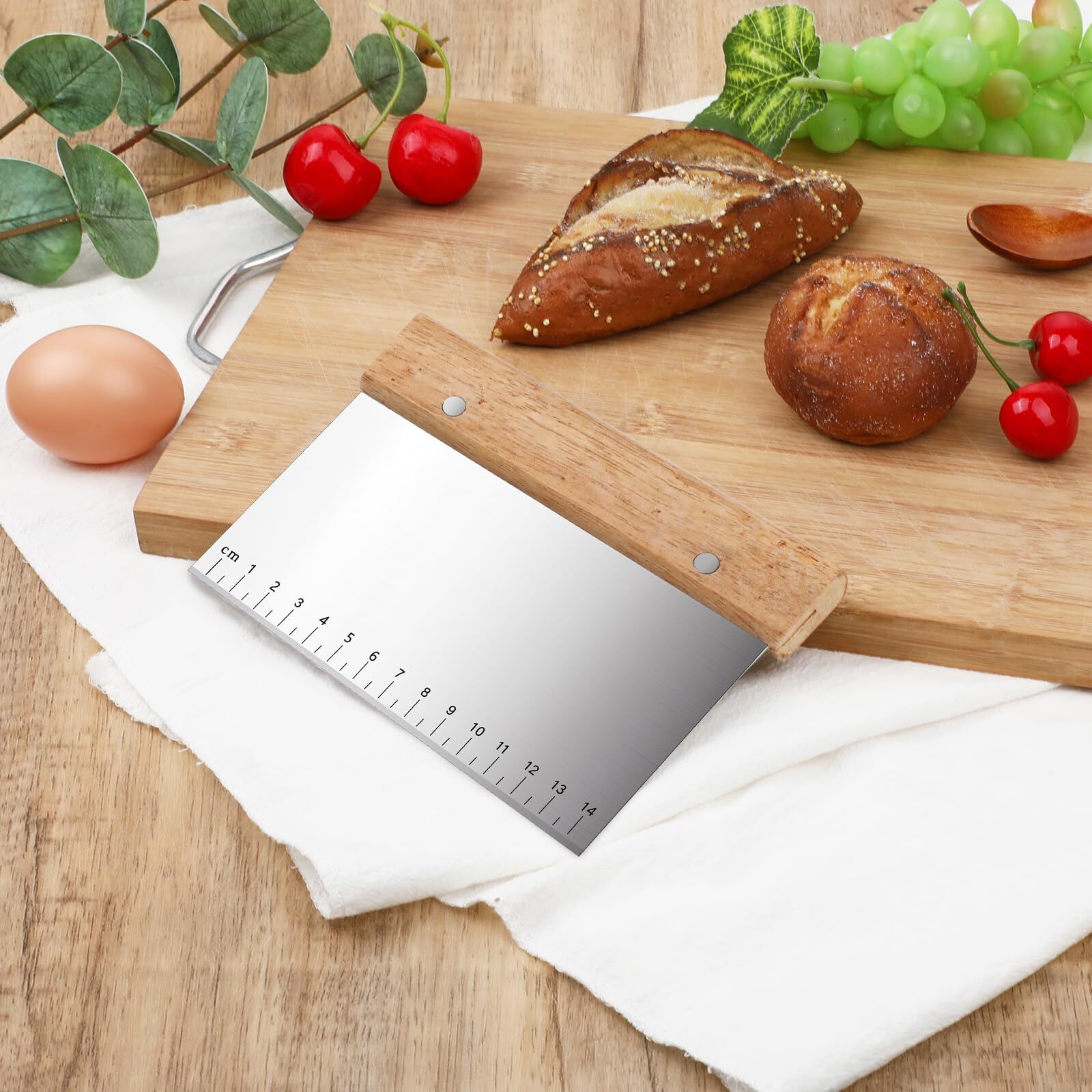 Bench Cutter Scraper Dough Pastry Bench Scraper And Dough Cutter ...