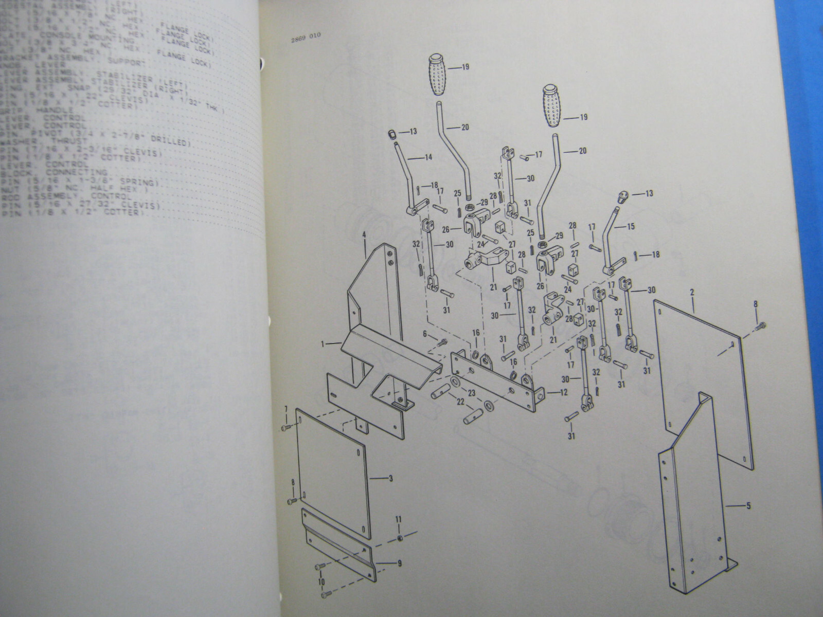 MASSEY FERGUSON MF 54B BACKHOE PARTS BOOK MANUAL 1982 | eBay