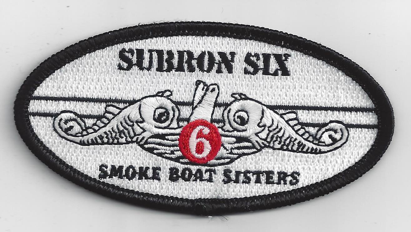 Submarine Squadron Six (Subron 6) - Smoke Boat Sisters - BC Patch Cat ...