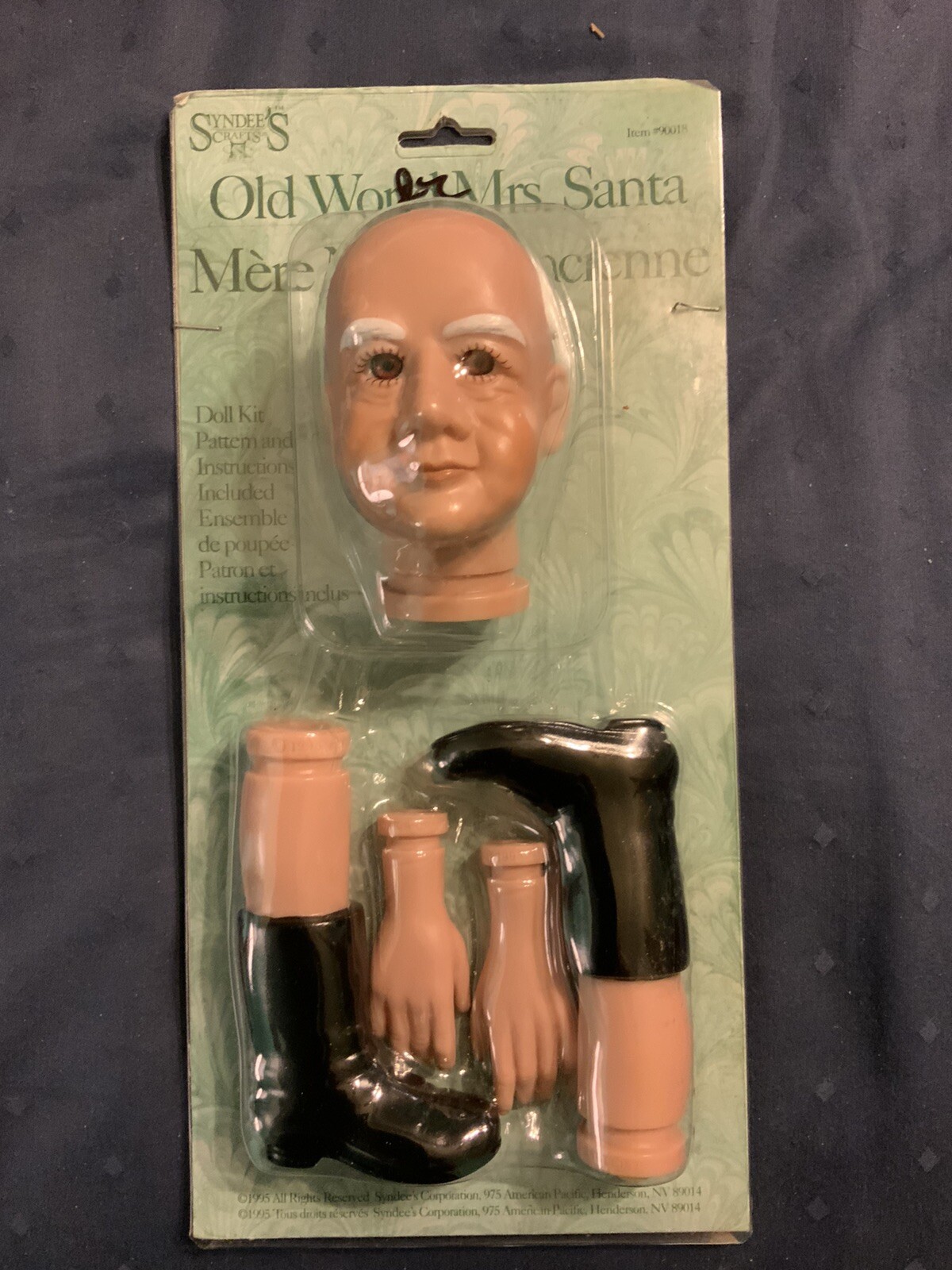 Syndee's Crafts 1995 Old World Mrs. Santa 20" Doll Kit #90018 - NOS | eBay