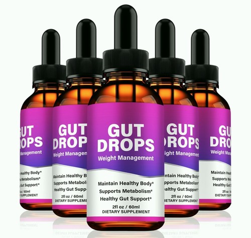 (5 Pack) Gut Drops, Advanced Weight Loss & Gut Health Support Drops | eBay