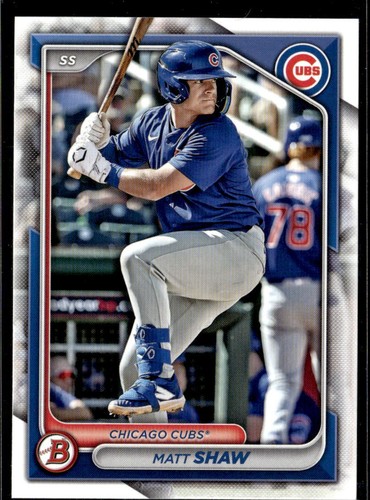 2024 Bowman Draft Paper Matt Shaw Chicago Cubs #BD-26 5 Card Lot | eBay
